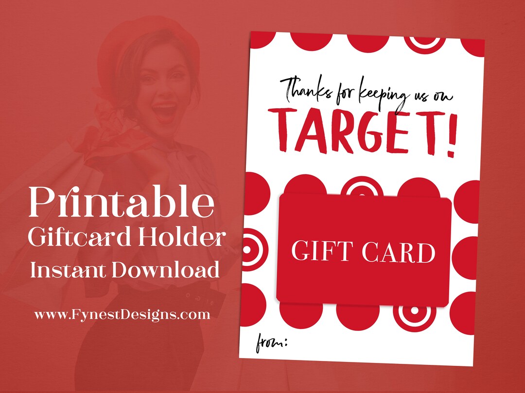 Printable Gift Card Idea Employee Teacher Appreciation Giftcard Holder ...