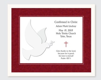 Personalized Confirmation Gift Gifts of the Spirit 8x10 - Etsy