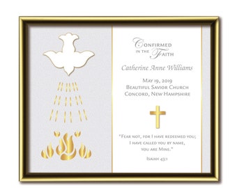Personalized Confirmation Gift Gifts of the Spirit 8x10 - Etsy