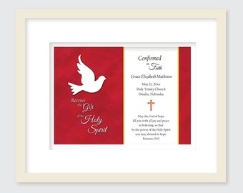 Personalized Confirmation Gift Gifts of the Spirit 8x10 - Etsy