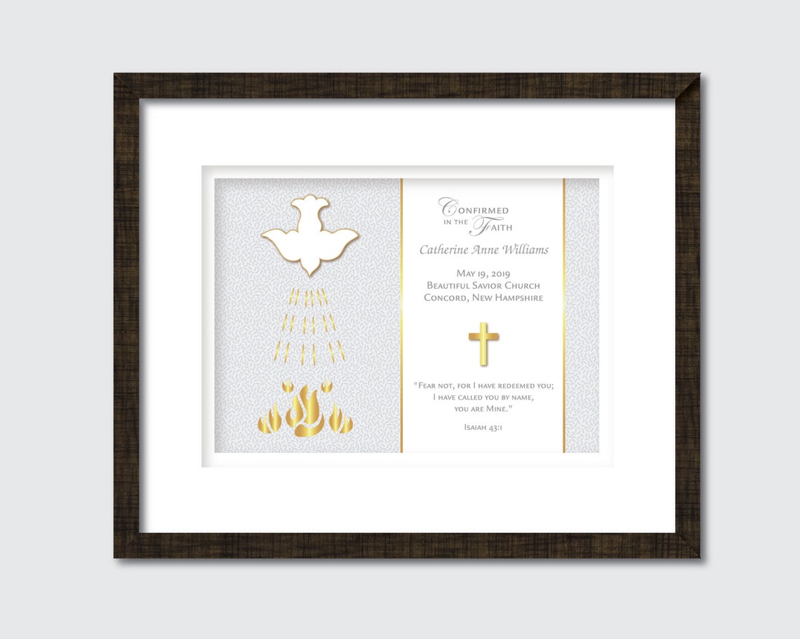 Confirmation Gift Confirmation Art Print Confirmation | Etsy