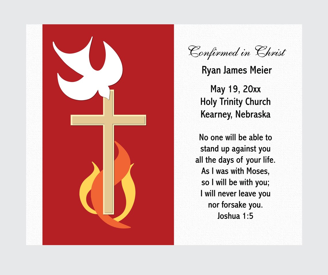 Confirmation Gift Confirmation Art Print Confirmation - Etsy