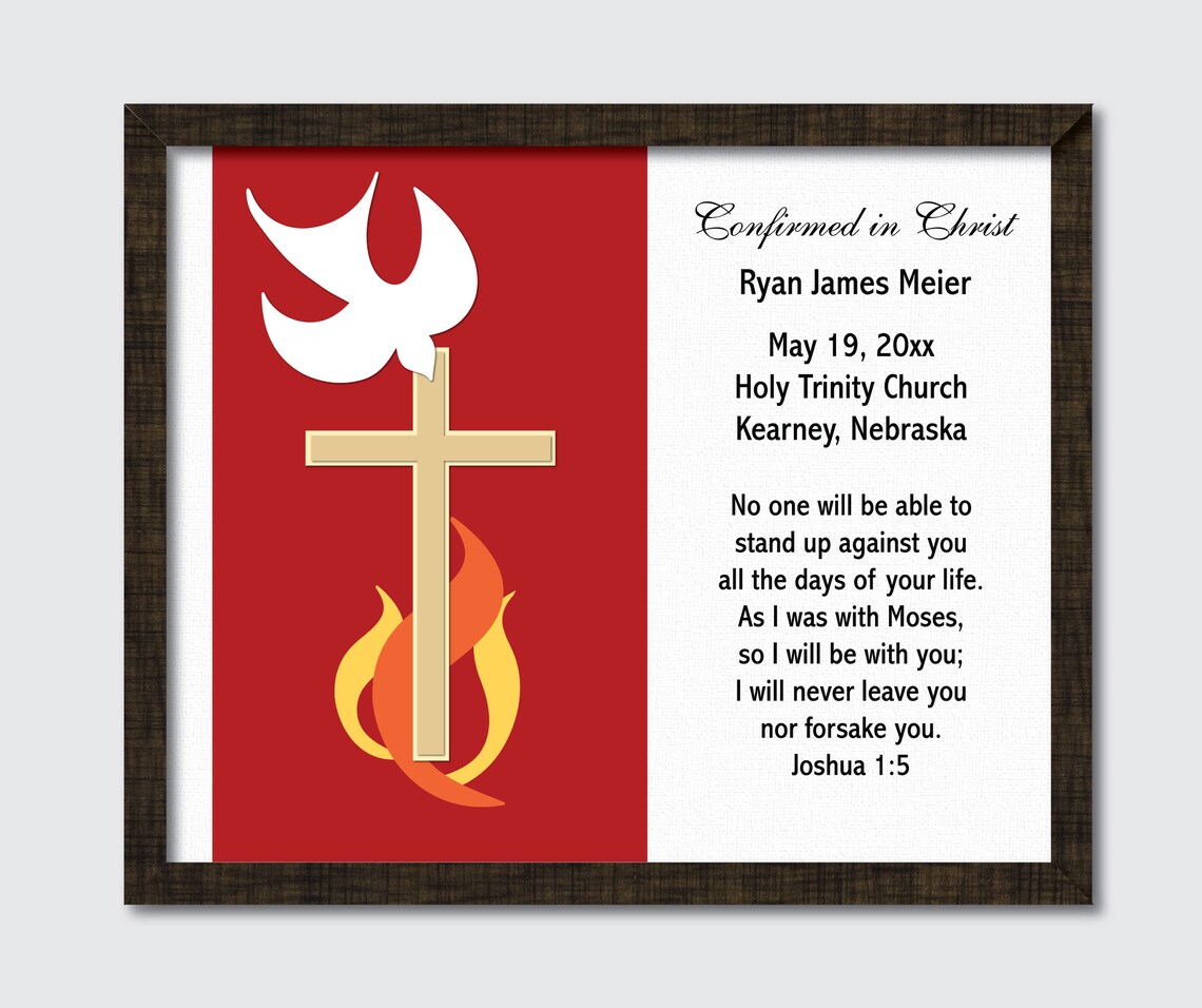 Confirmation Gift Confirmation Art Print Confirmation - Etsy