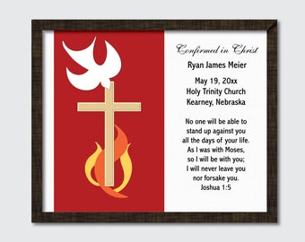 Personalized Confirmation Gift Gifts of the Spirit 8x10 - Etsy