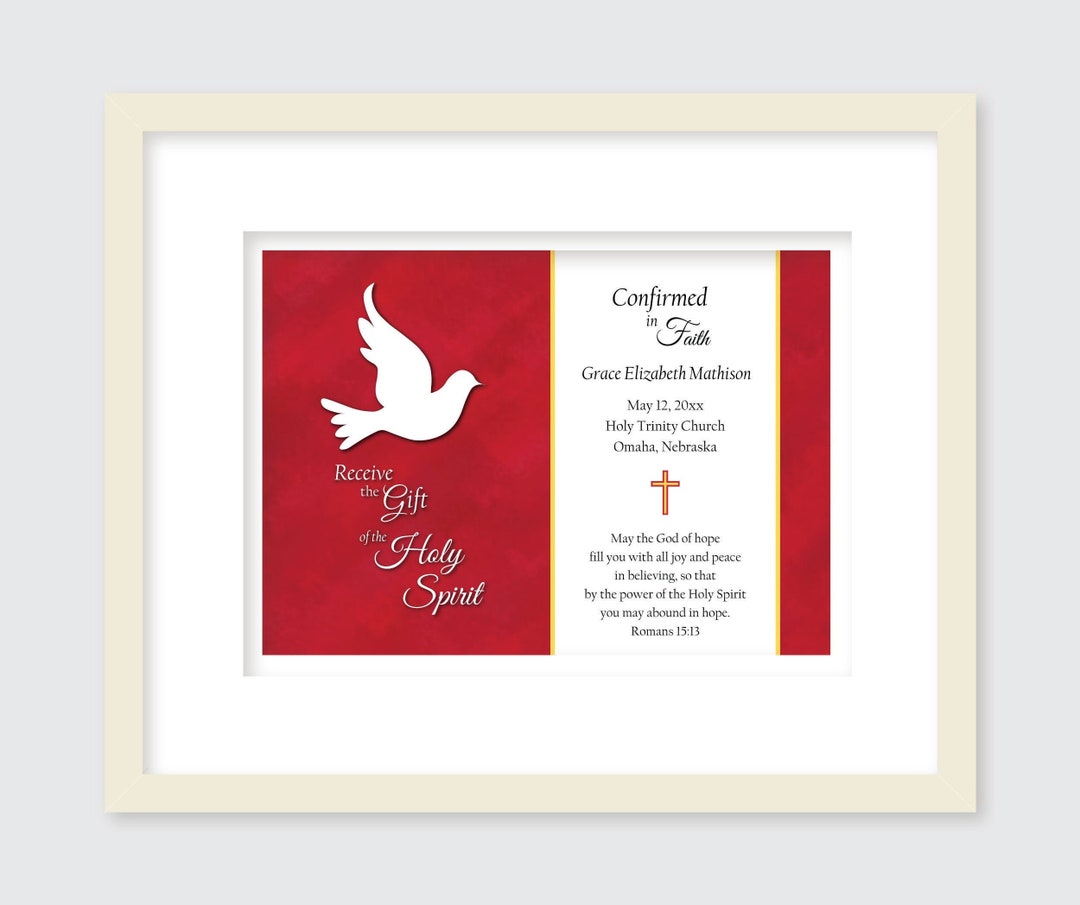 Confirmation Gift Confirmation Art Print Confirmation - Etsy