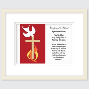 Confirmation Gift Confirmation Art Print Confirmation | Etsy