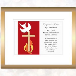Confirmation Gift - Confirmation Art Print - Confirmation Verse ...