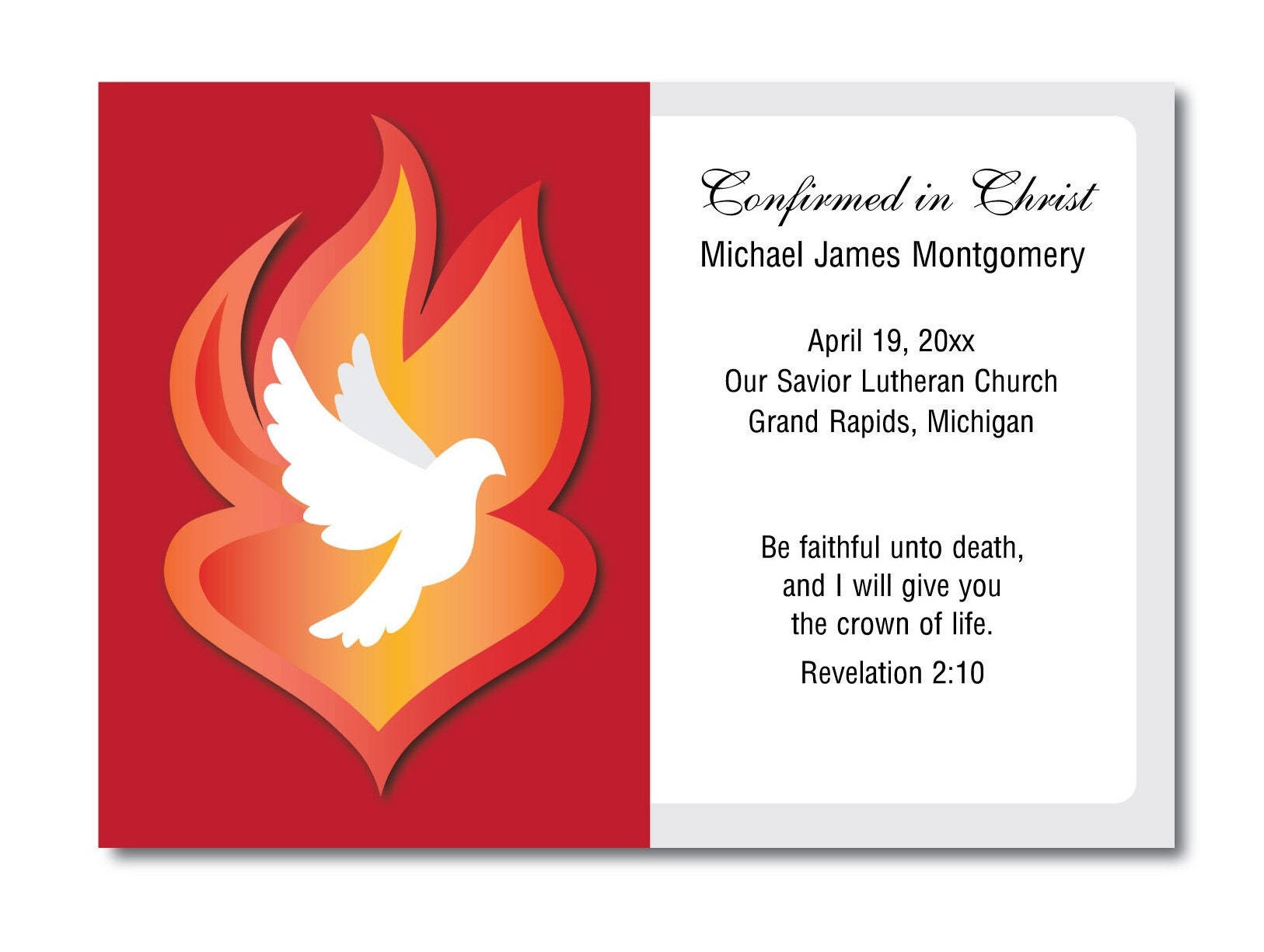 Confirmation Gift - Confirmation Art Print - Confirmation Verse ...