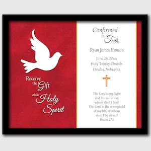 Confirmation Gift Confirmation Art Print Confirmation Verse ...