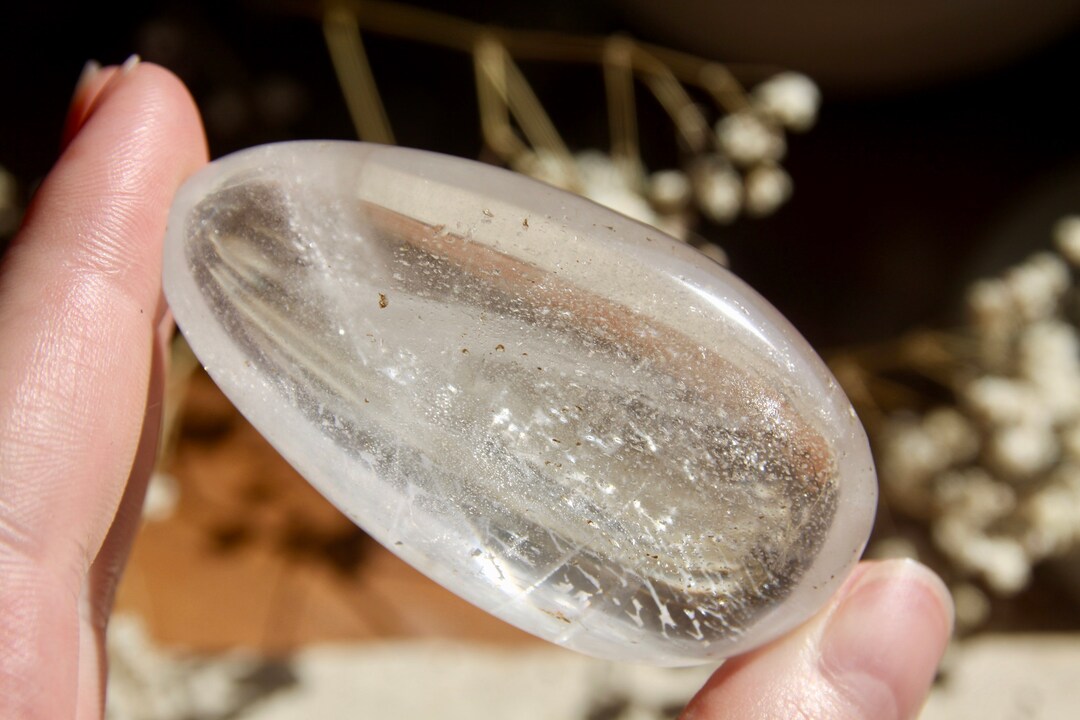 Rock Crystal Pebble / Energy Amplifier Lithotherapy - Etsy