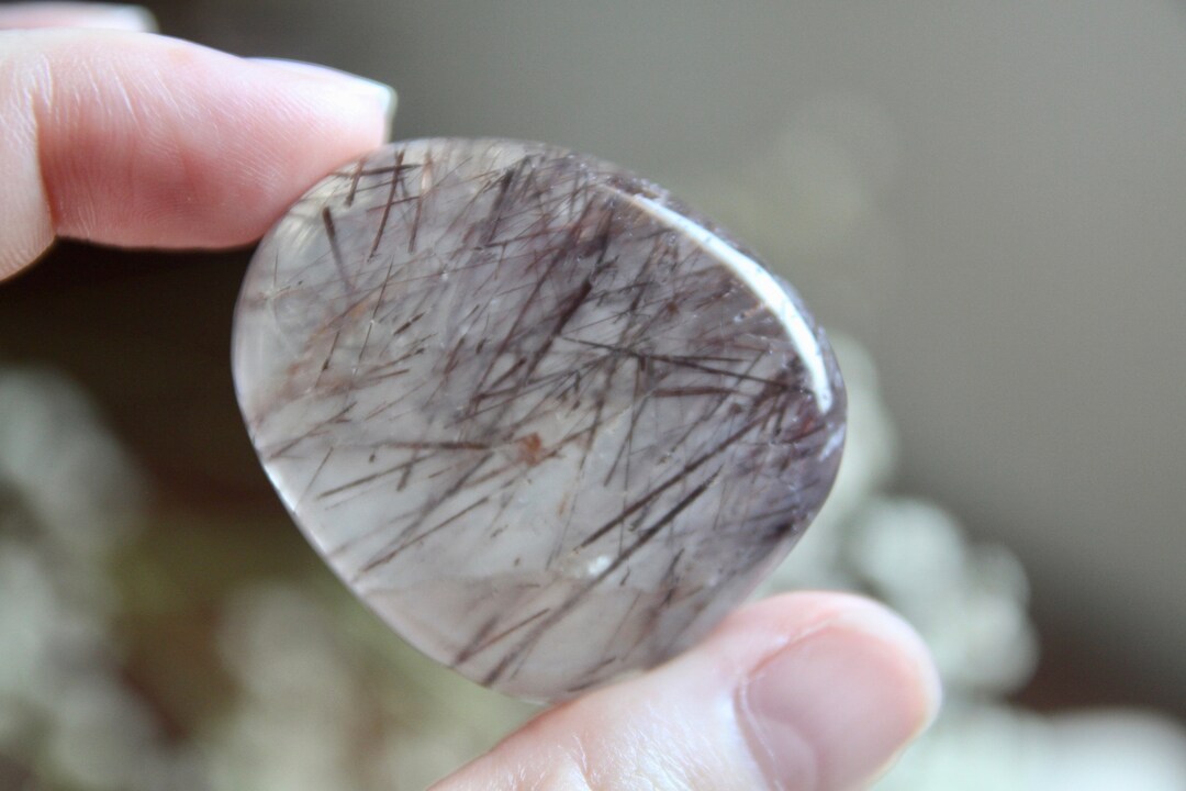 Rutile Quartz Pebble Quartz With Copper Rutile Inclusions Extra Quality ...