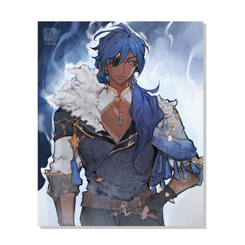 Genshin Impact kaeya Art Print - Etsy