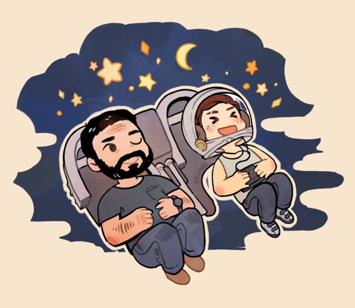 The Last of Us Part 2 TLOU Stickers joel and Ellie | Etsy