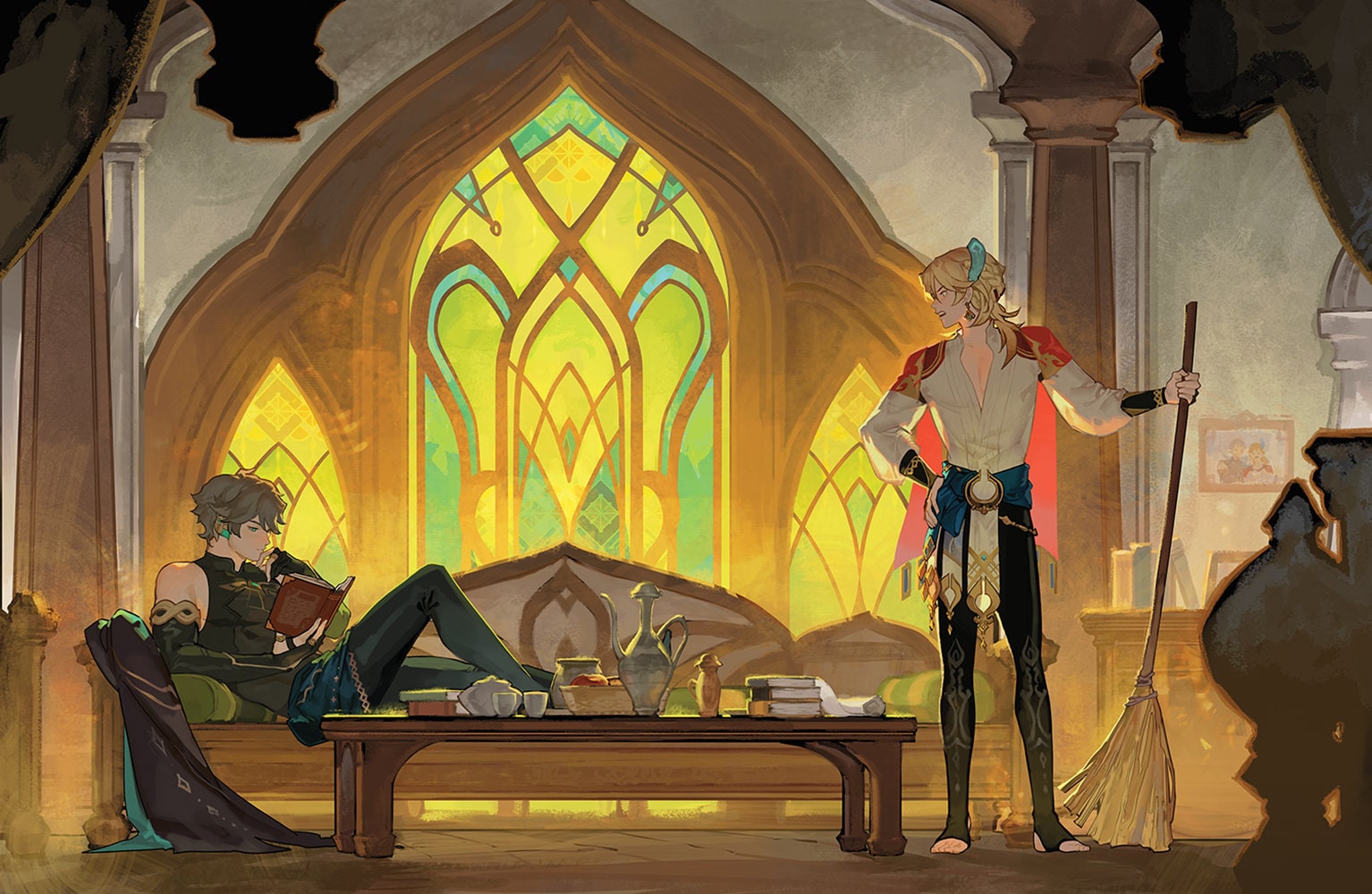 Genshin Impact Haikaveh Kaveh and Alhaitham Art Print - Etsy