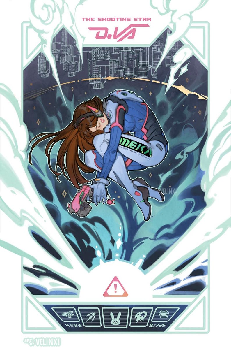 Overwatch - D.va Ramattra Art Prints - Etsy