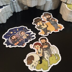 The Last of Us Part 2- TLOU Stickers (joel and Ellie) - Etsy