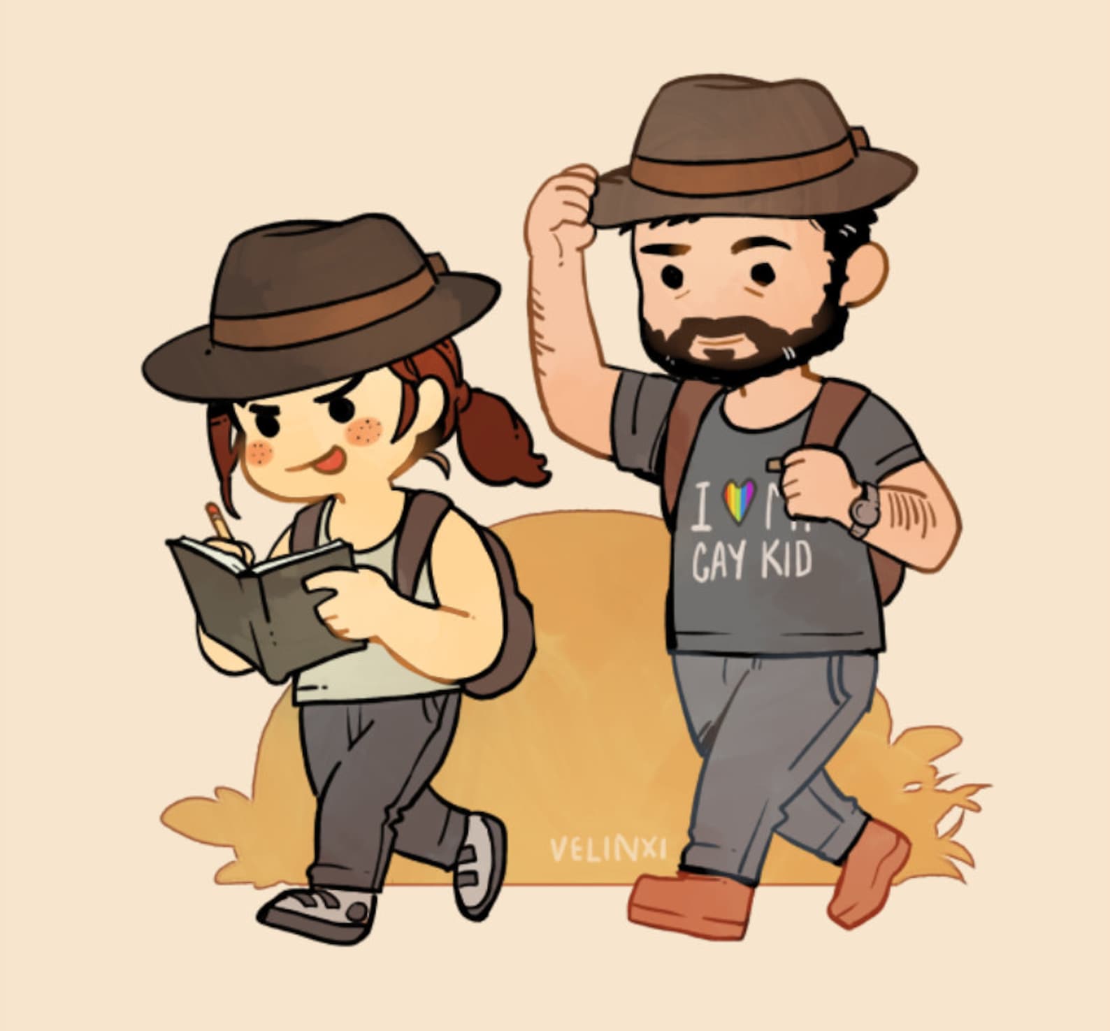 The Last of Us Part 2 TLOU Stickers joel and Ellie | Etsy
