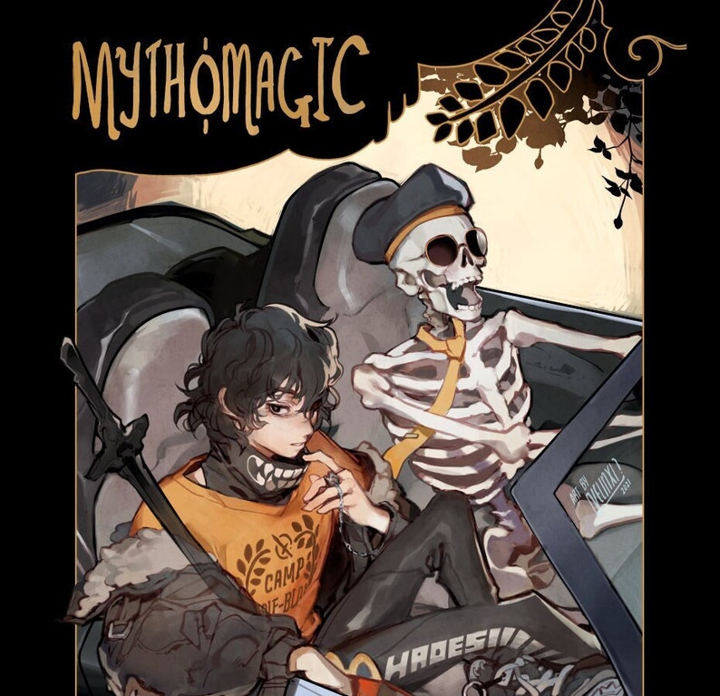 Percy Jackson Nico Di Angelo Mythomagic Art Print Etsy