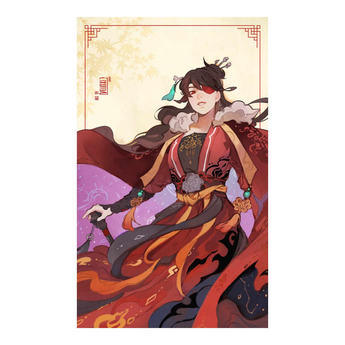 Genshin Impact Beidou Art Print - Etsy