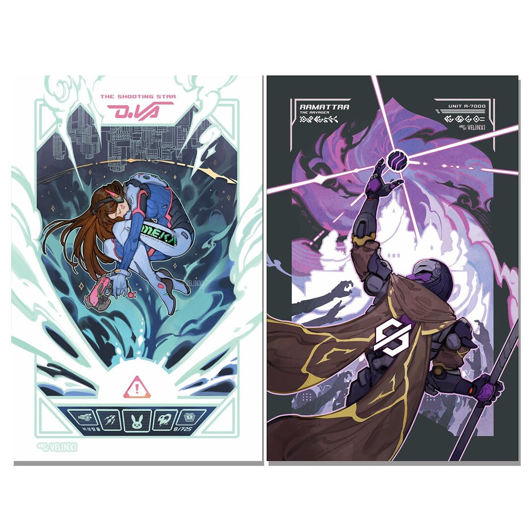 Overwatch - D.va Ramattra Art Prints - Etsy