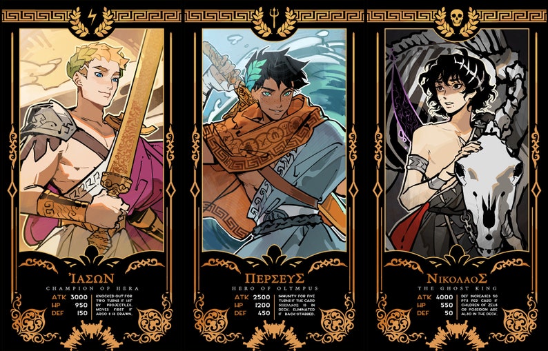 Percy Jackson Mythomagic Cards and Charms limited - Etsy