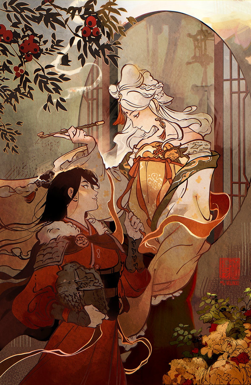 Genshin Impact Beidou and Ningguang Art Print - Etsy