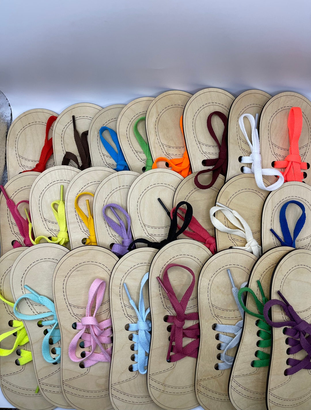 Learn How to Tie Shoe Laces, Shoelace, Shoe Lacing Learning Tool ...