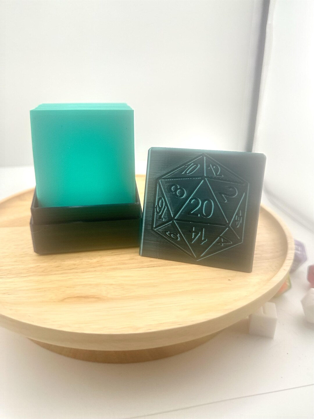 D20 Engraved Deck Box - Etsy