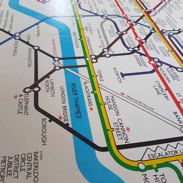 Tube Map - Etsy UK