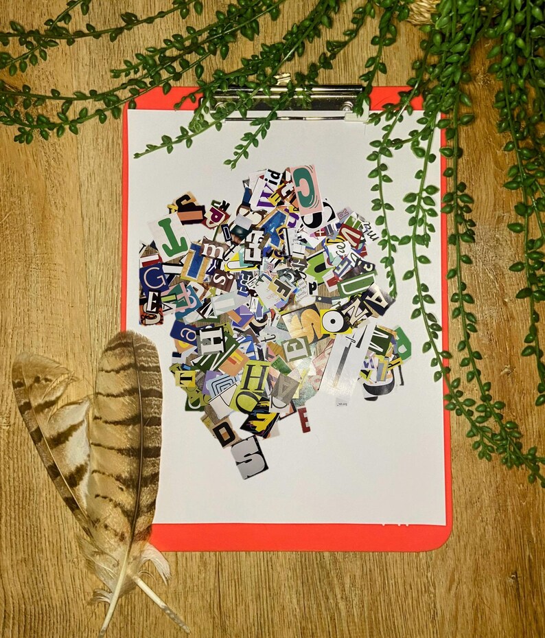 Ransom Note XL Magazine Cut Outs- Alphabet A-Z, X-large – for Vision ...