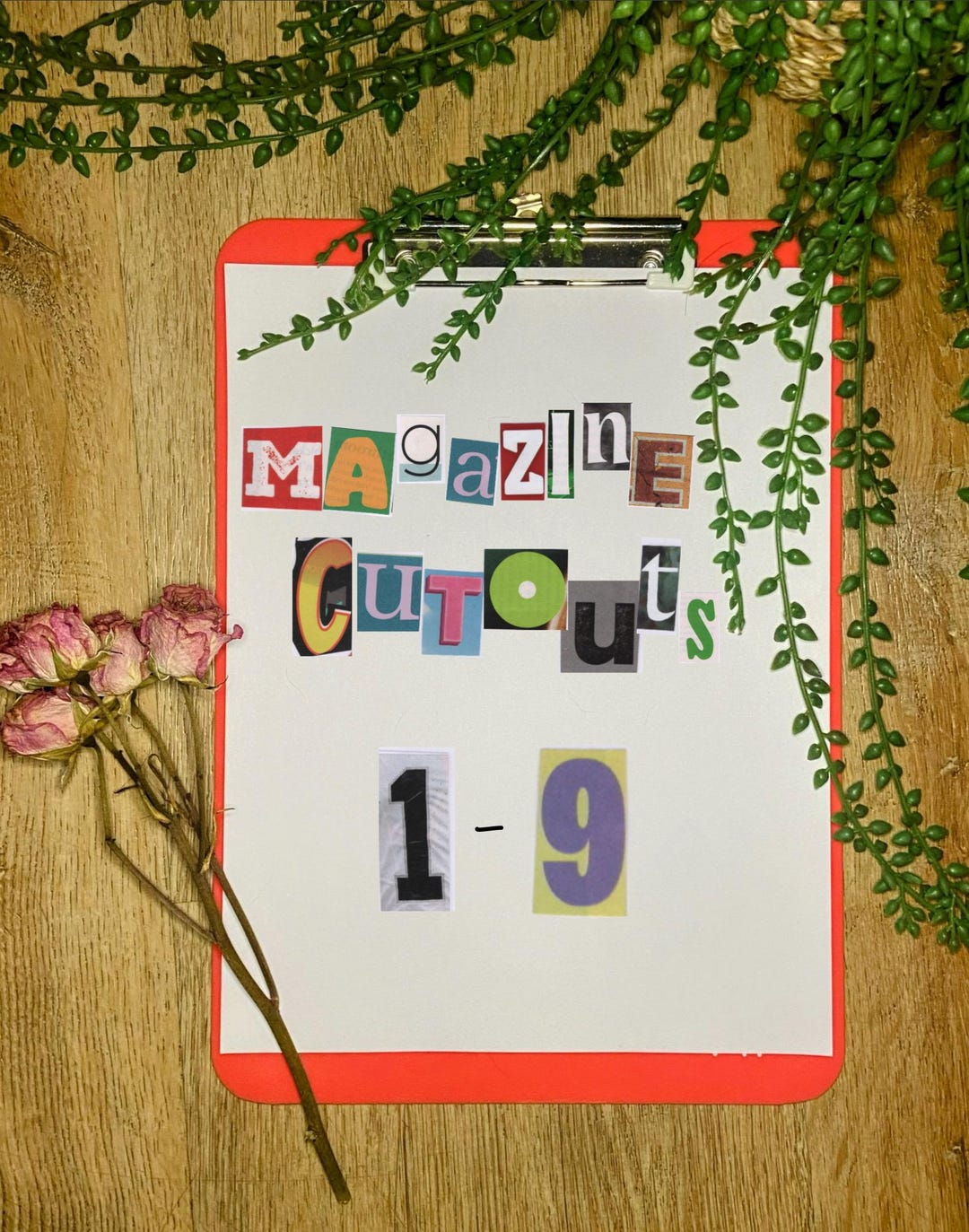 Magazine Cutout Numbers 0-9: Collage/ Vision Board (JPG Download) - Etsy
