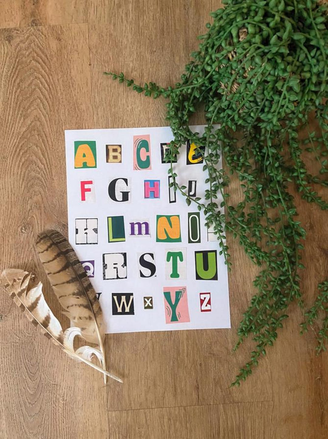 Magazine Cutouts-- Alphabet, Large Letters A-Z-- for Vision Board ...