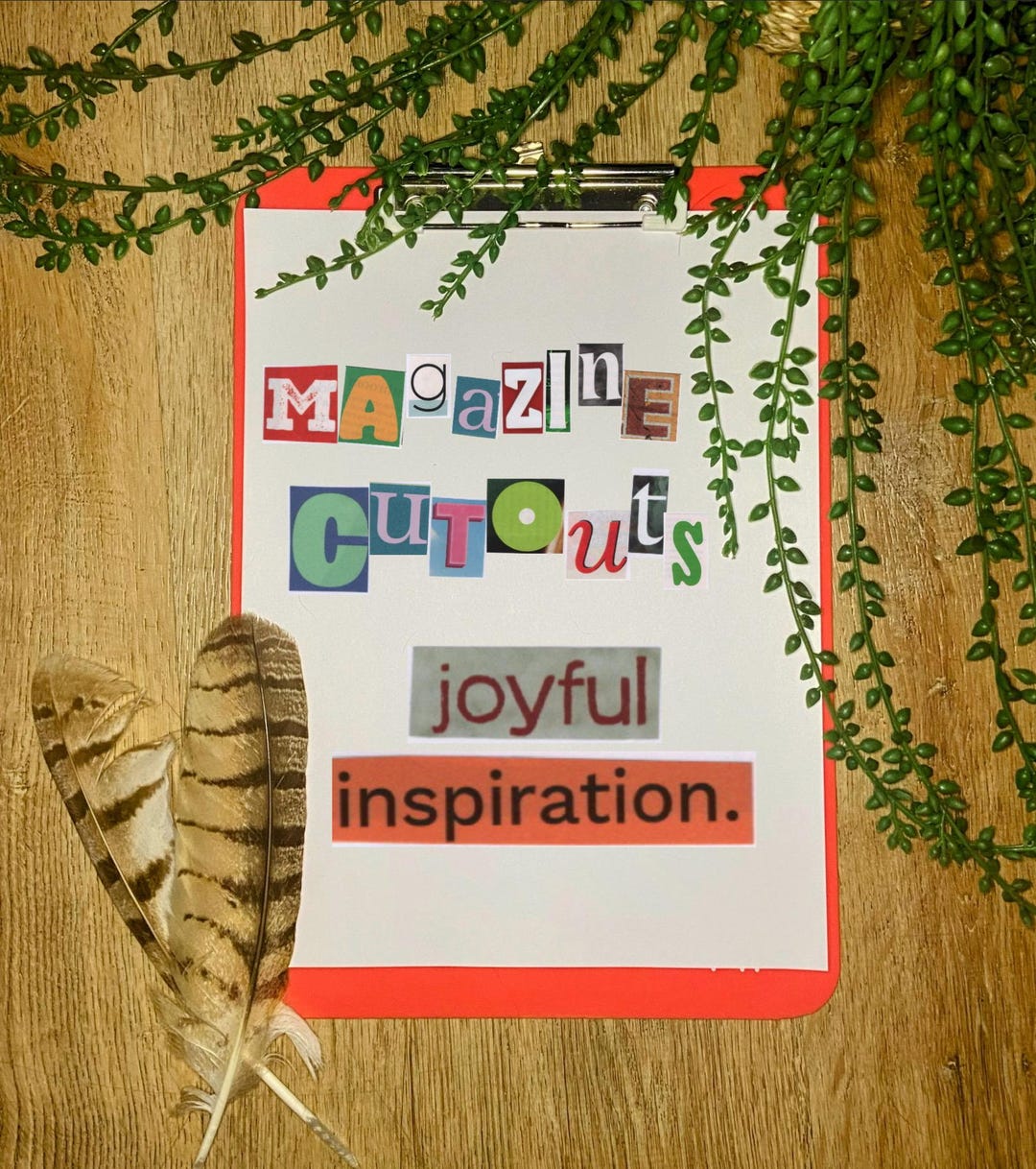 Magazine Cutouts: Positive Affirmations Vision Board /collage (JPG ...