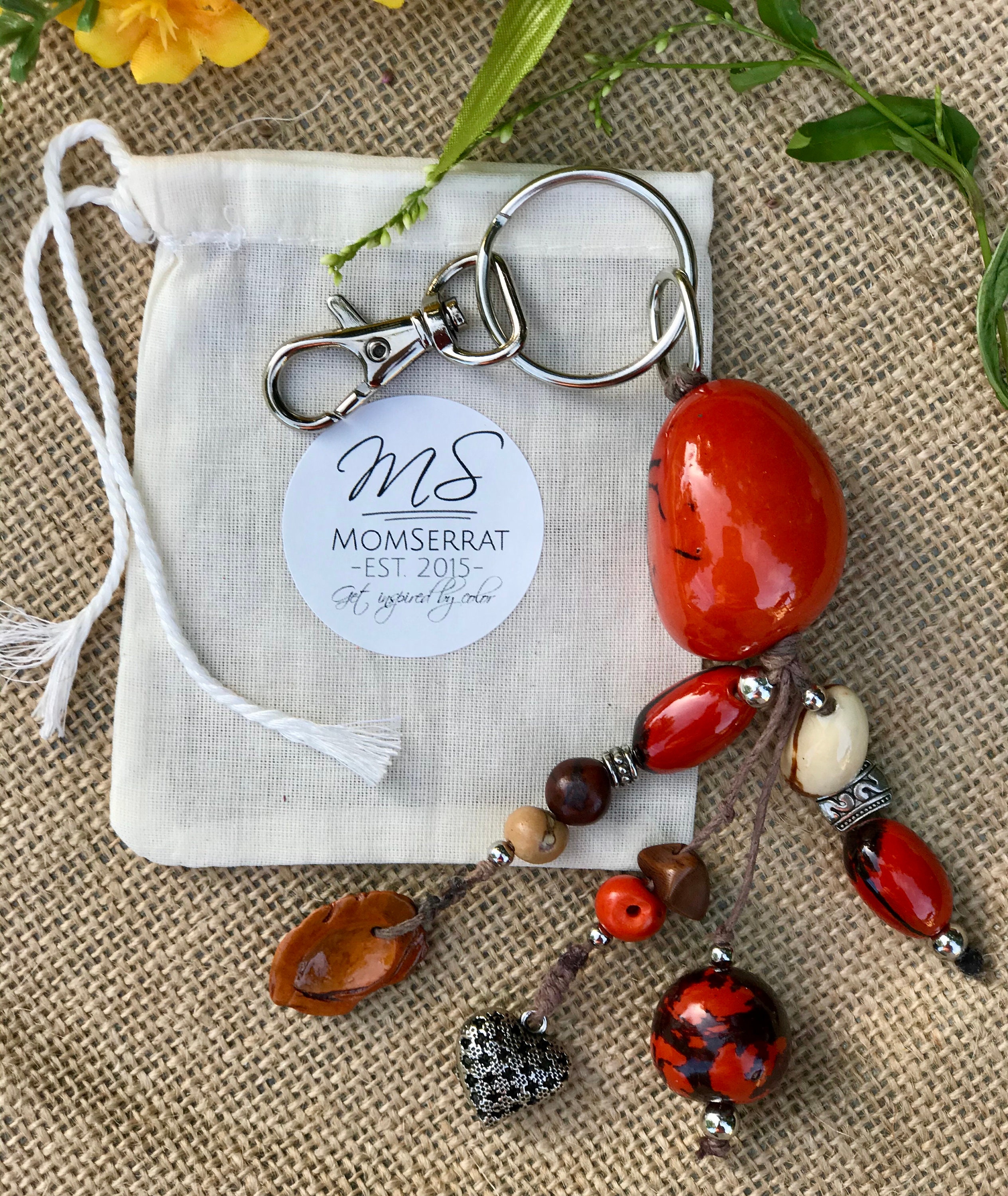 Keychain Eco-friendly, Tagua Nut Keychain, Tagua Seed Keychain, Bag ...