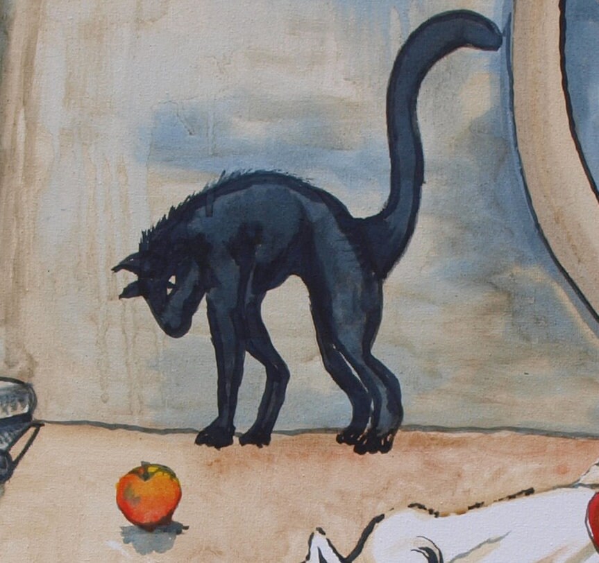 Arte Original Vegemite & Drawing Ink - Etsy España