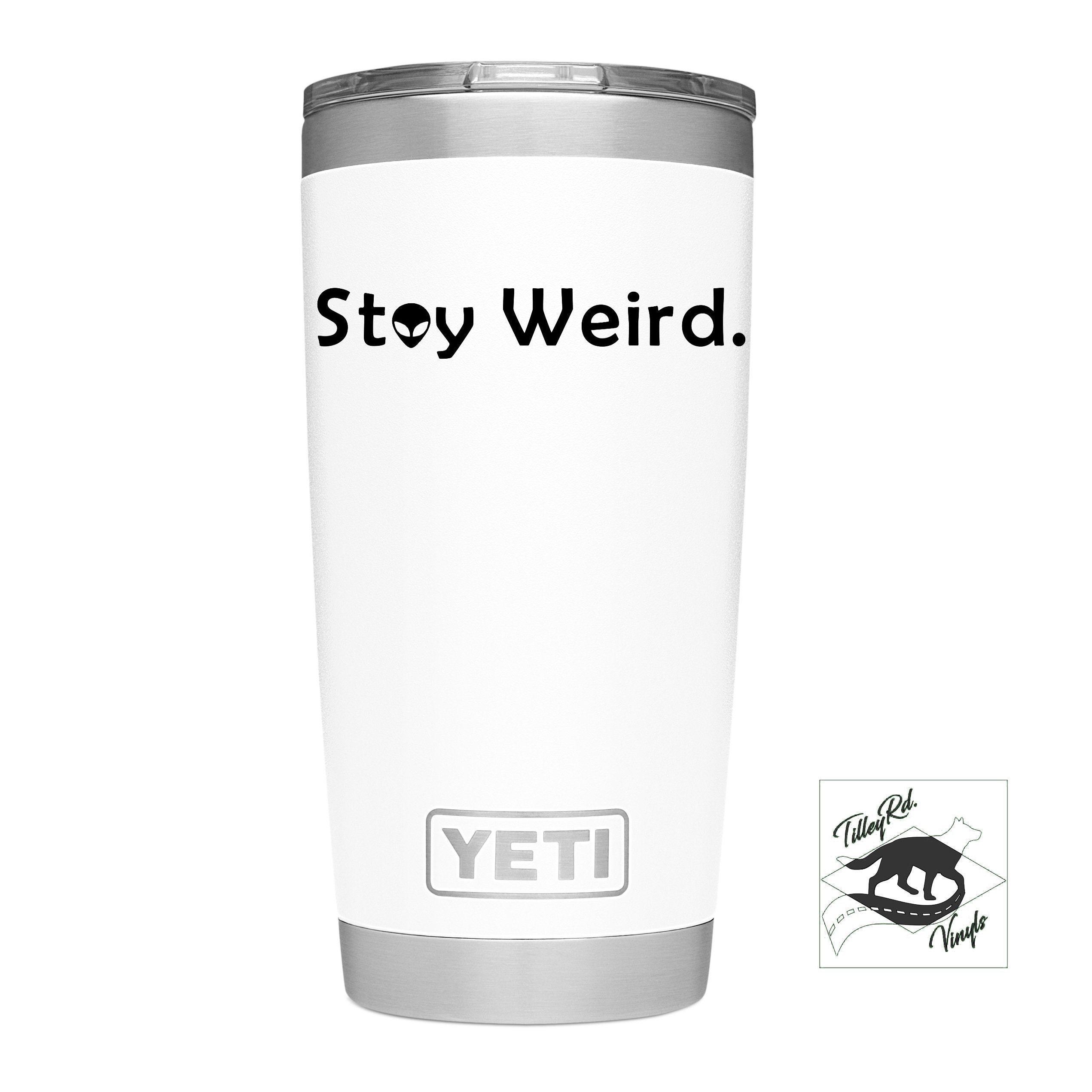 Stay Weird Vinyl Decal Alien Decal Car Decal Funny Car | Etsy