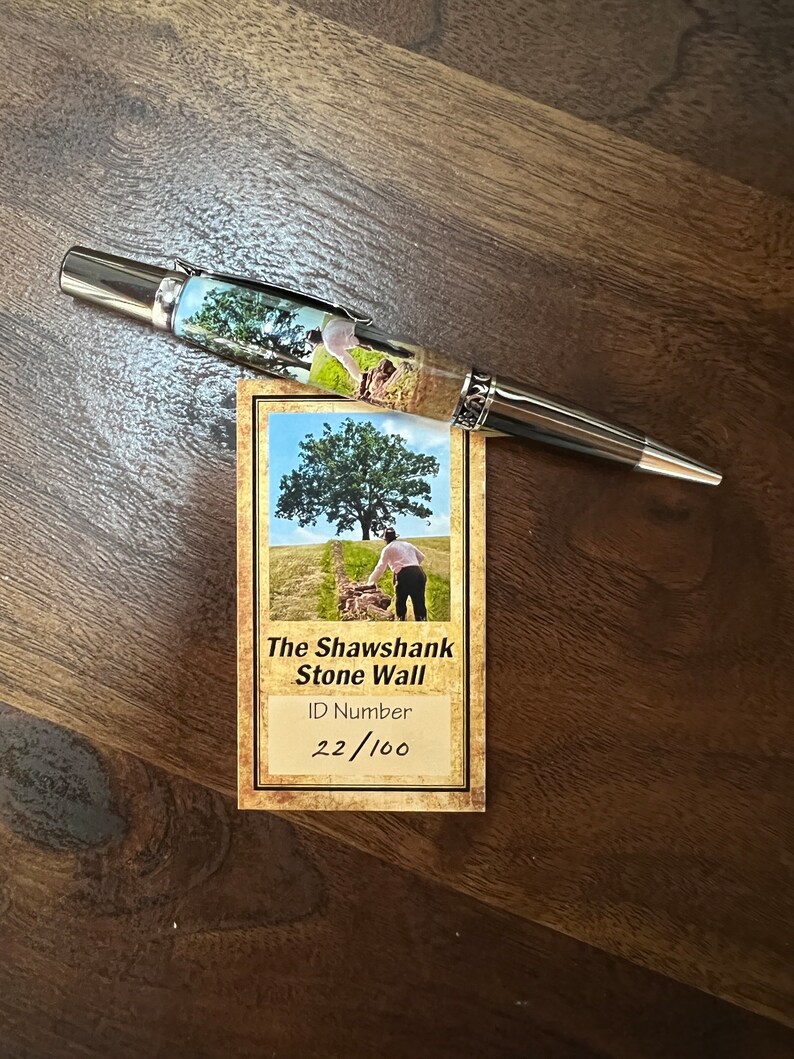Shawshank Redemption Tree and Stone Wall Pen Set - Etsy