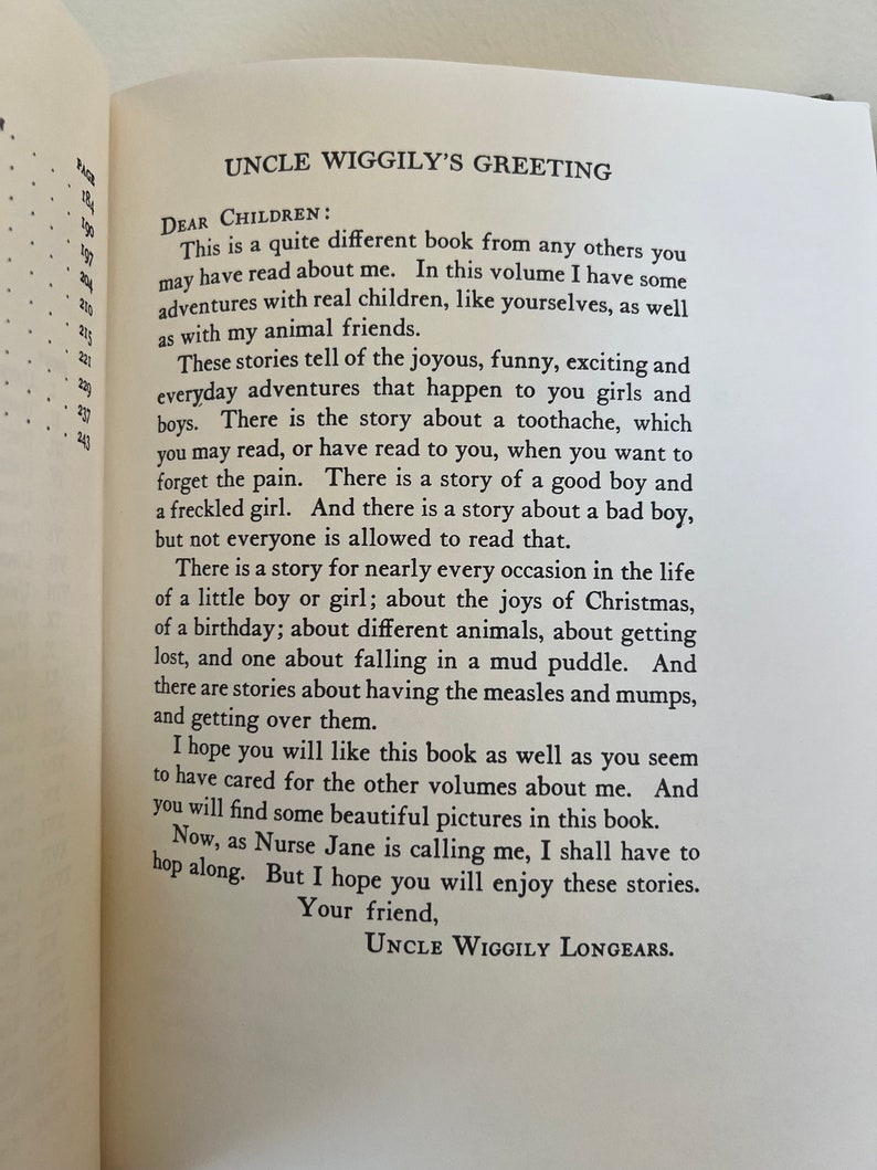 Vintage Copy of Uncle Wiggily’s Story Book by Howard R. Garis, Vintage ...