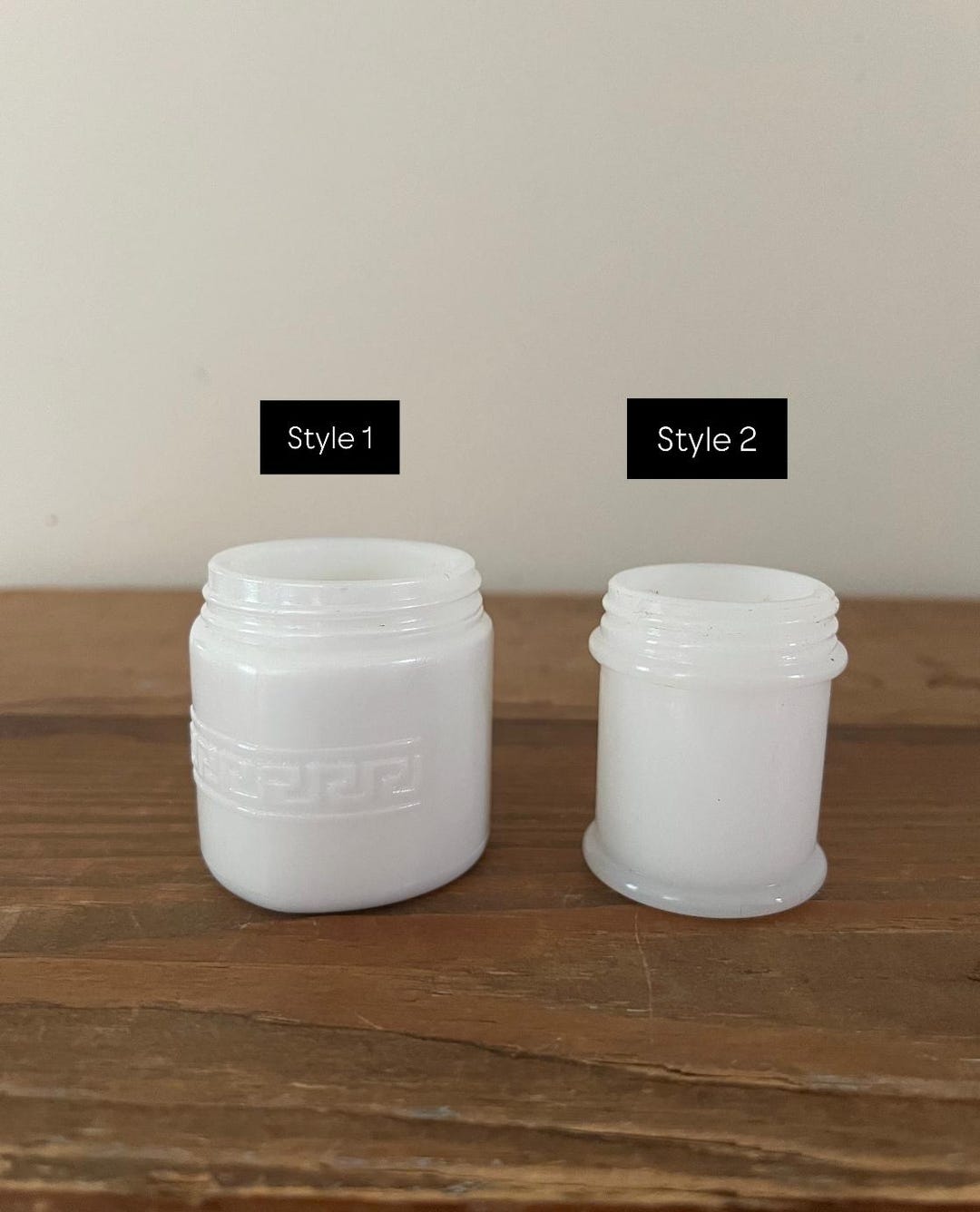 Vintage Woodbury Milk Glass Cold Cream Jar, Musterole Milk Glass Jar ...