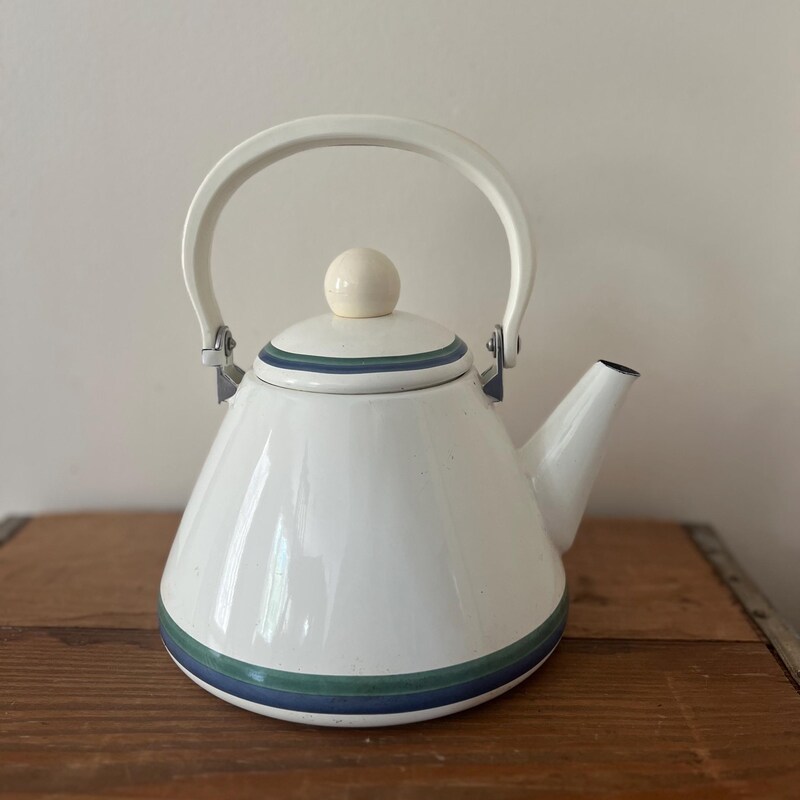 Enamel Teapot - Etsy