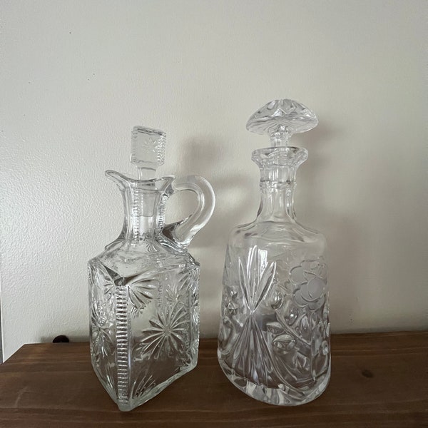 Square Decanter - Etsy