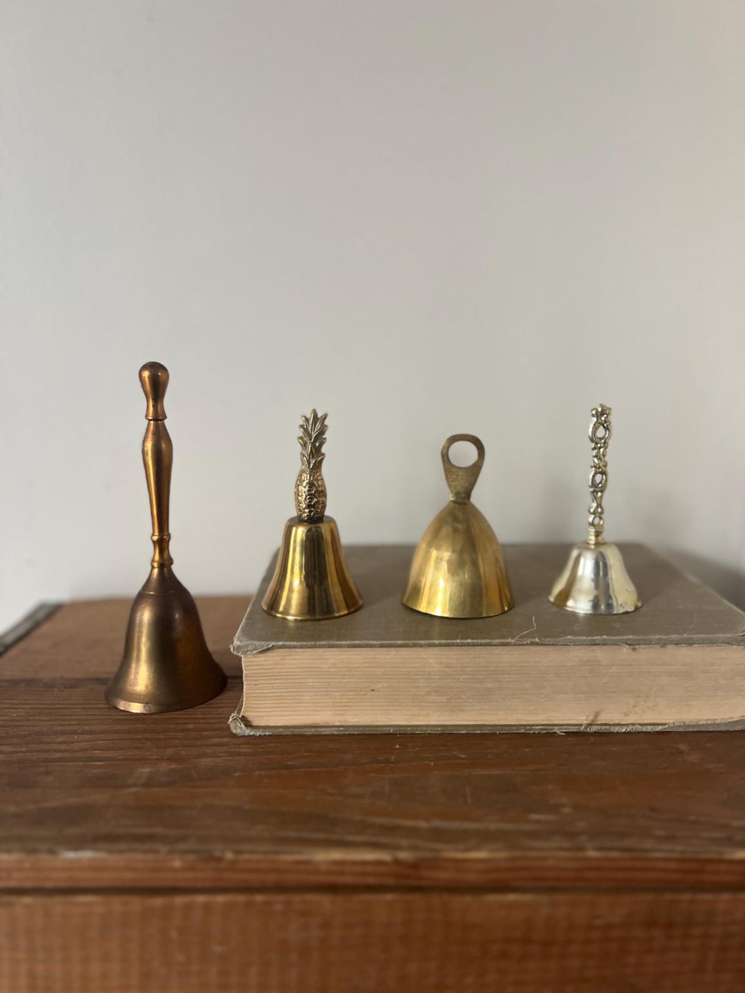 Vintage Brass Bell, Vintage Brass Hand Bell, Pineapple Brass Bell - Etsy