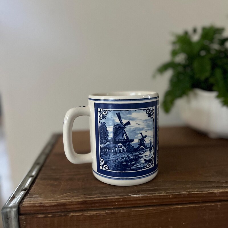 Delft Blue Planter - Etsy