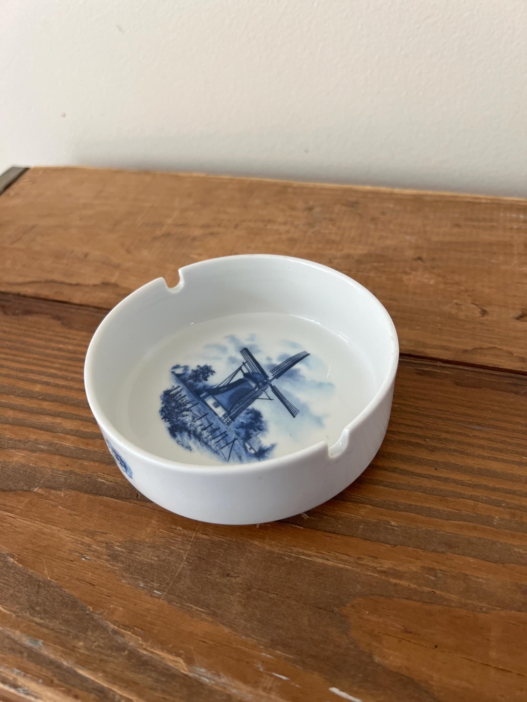 Vintage Delft Blue Ash Tray Hand Decorated in Holland 1984, Delftsblauw ...