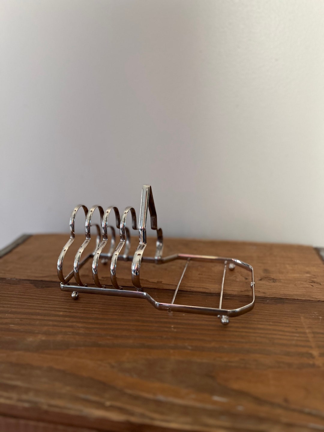 Vintage Toast Rack, Vintage Toast Rack With Butter or Jam Holder ...