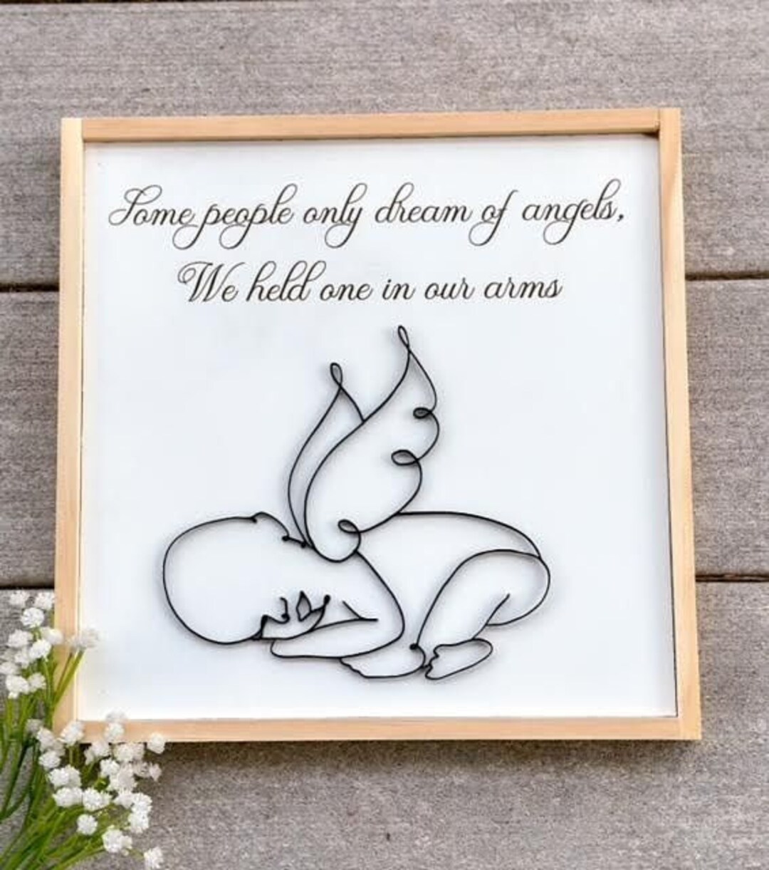 Angel Baby Line Art Infant Loss Miscarriage Memorial Gift Mom Line Art ...