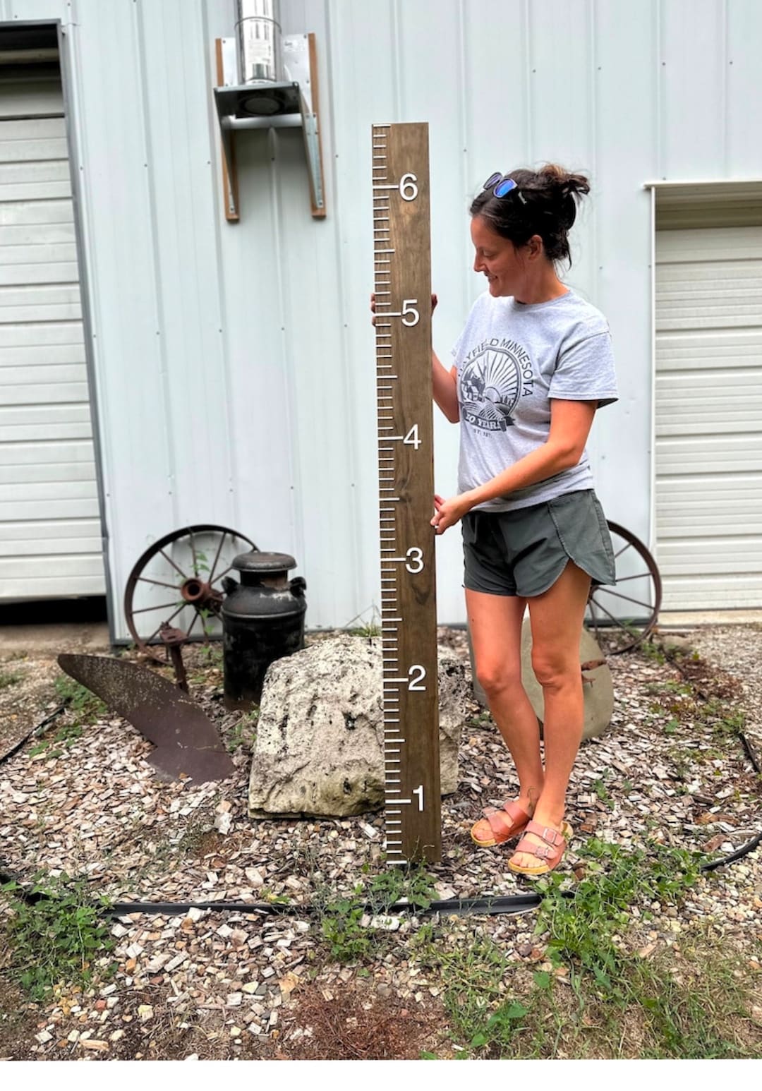 Basic Family & Kids Growth Chart | Large Ruler 3d| Nursery Decor | Wood ...