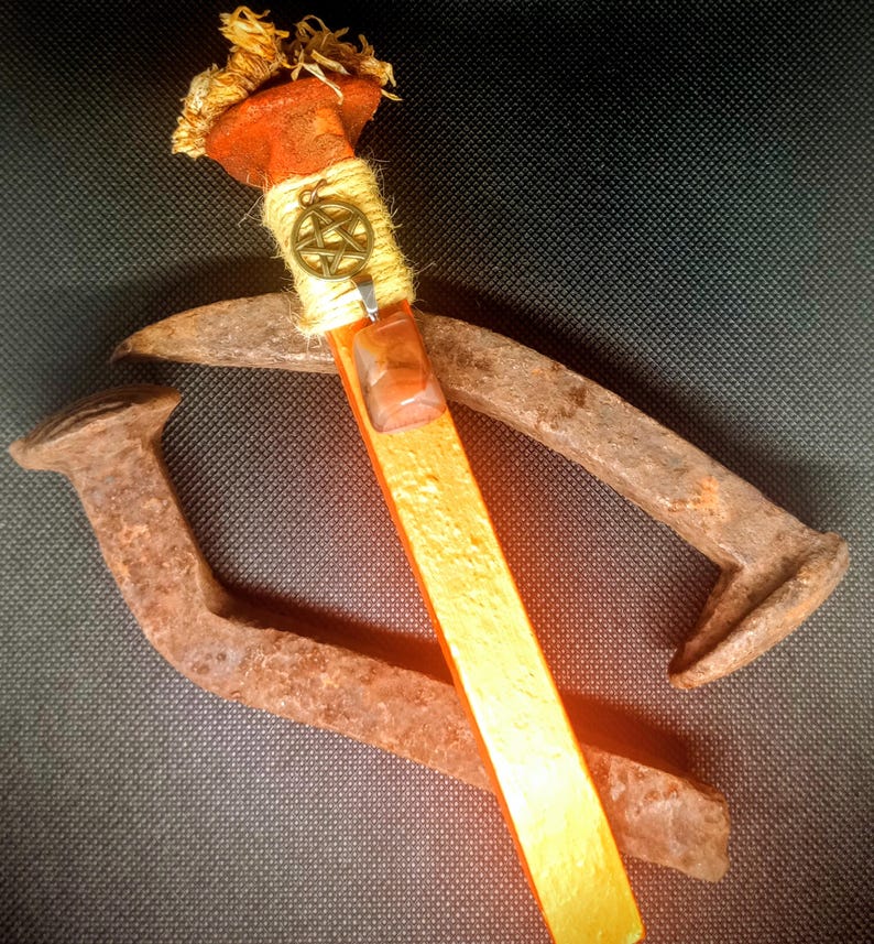Solar Spike | Sun-charged Railroad Spike Talisman | Witchcraft | Hoodoo ...