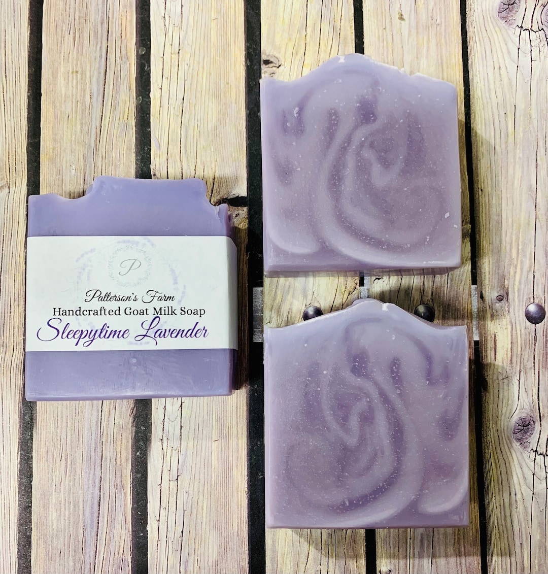 Sleepytime Lavender Goat Milk Soap | Artisan Handcrafted Soap | Farm ...
