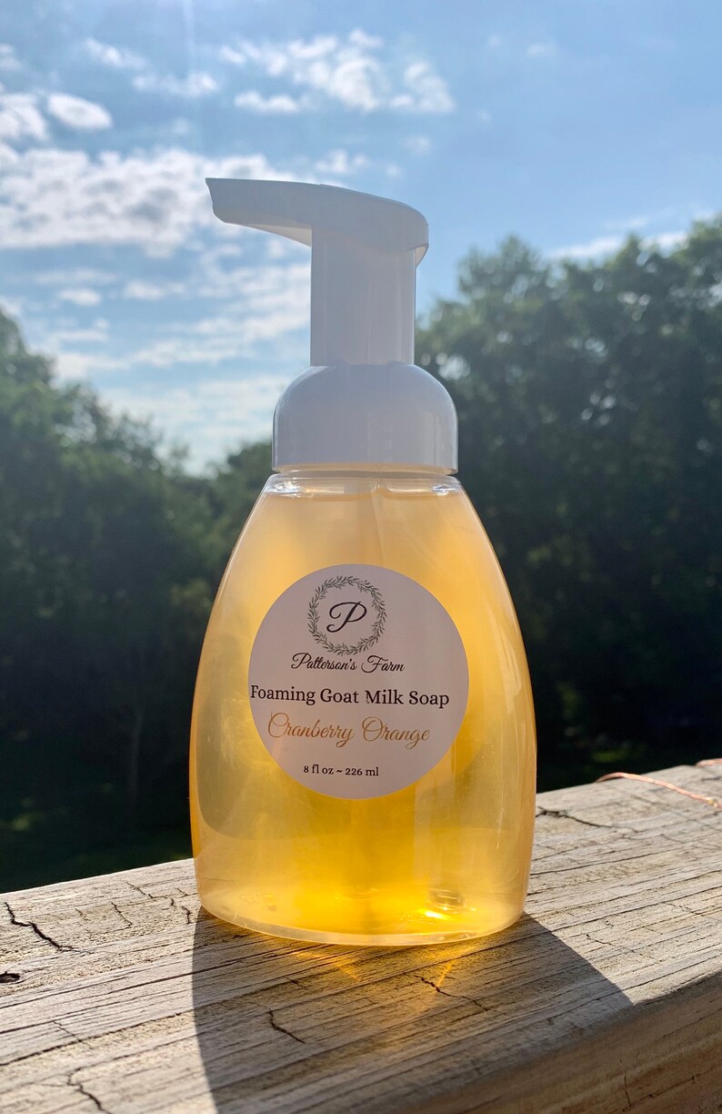 Foaming Goat Milk Soap Hand Soap Liquid Goat Milk Soap | Etsy